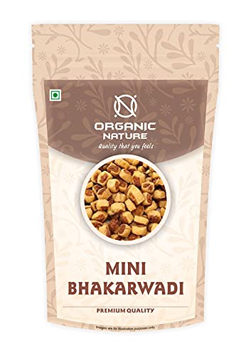 Organic Nature Mini Bhakarwadi - Party Snack - Crispy And Tasty (200 ...