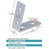 Amazon.com: 6 Pack 75 Degree Angular Fitting, 4 Hole Strut Corner ...