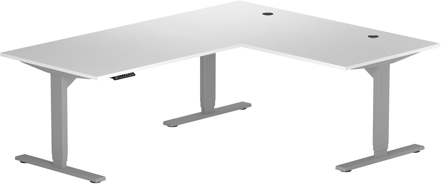 Amazon.com: Progressive Desk L Shaped Standing Desk 70" x 55" - Corner ...
