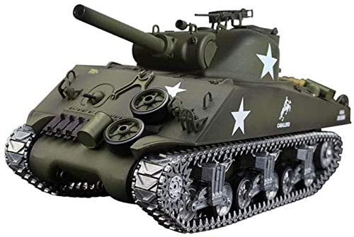 Buy Mopoq Large 1/16 Remote Control Tank Model Simulation World War II ...