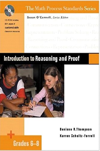 Buy Introduction to Reasoning and Proof, Grades 6-8 (Math Process ...