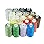 Simthread Cotton Sewing Quilting Thread for Home Sewing Machine- 12 ...