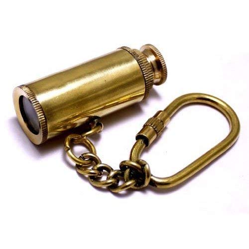 Antique Nautical Telescope Keychain Brass Collectible Handmade Keychain ...
