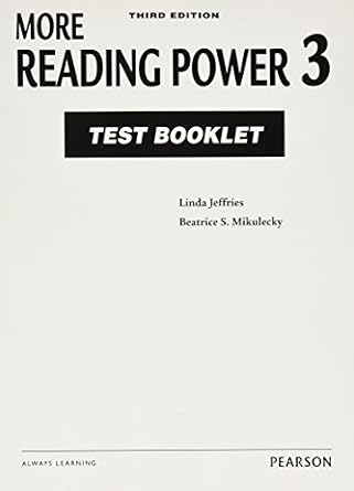 More Reading Power 3 Test Booklet : Buy Online at Best Price in KSA ...
