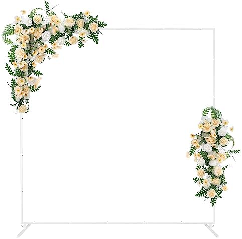 Amazon.com : Wedding Arches for Ceremony, Heavy Duty Metal Balloon Arch ...