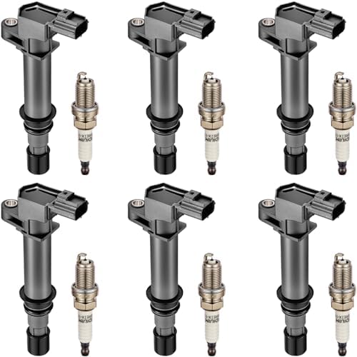 BDFHYK Ignition Coil Pack UF270 and Iridium Spark Plugs 4504 Compatible ...