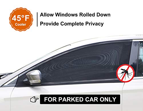 Reviews for 2 Pack Car Driver Side Window Sun Shade Universal Car Side ...
