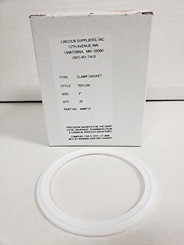 3" TRI CLAMP TEFLON CIP GASKET: Amazon.com: Industrial & Scientific