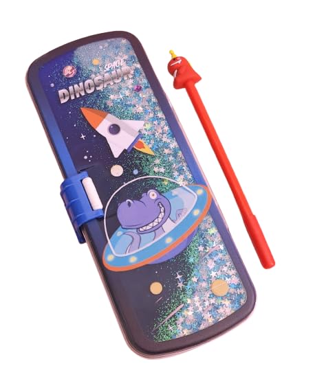 TERA 13 Pencil Box for Kids (1 Pencil Box 1 Pen) Dinosaur Pencil Box ...