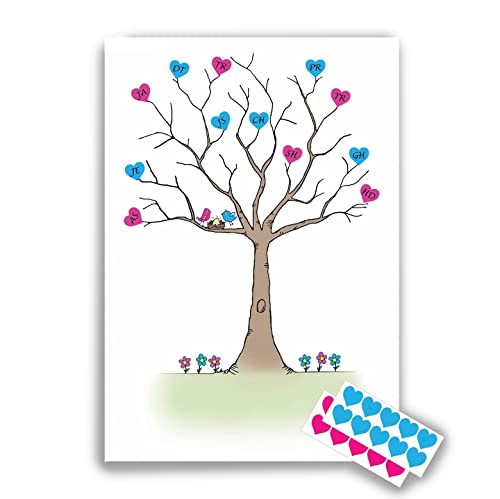 Baby Prediction Tree - Baby Shower - Guess Is It A Boy Or Girl ...