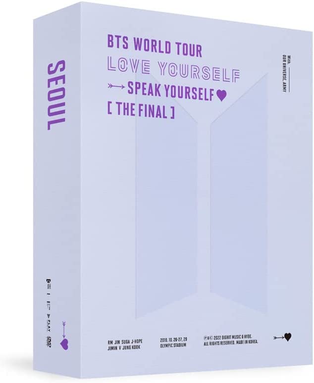 BTS - BTS [2 Gift} WORLD TOUR LOVE YOURSELF SPEAK YOURSELF [THE FINAL ...
