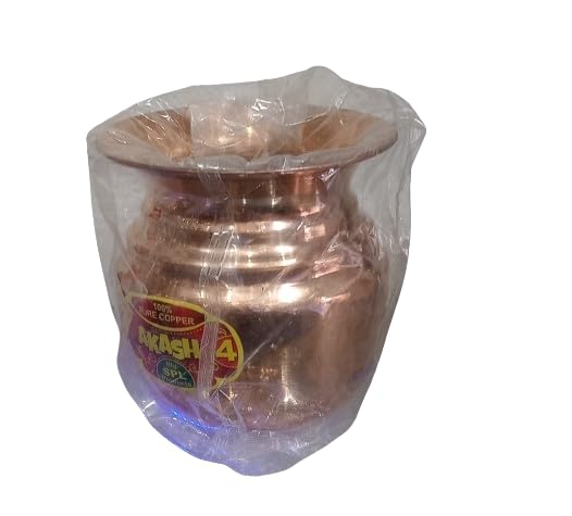 Pure Copper Kalash, Tambe ka lota, Kalash for Pooja (Big Size) : Amazon ...