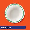 Amazon.com: Hefty Compostable Paper Bowls, 12 oz, 30 Count, Patterned ...