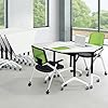 Amazon.com: Foldable Conference Room Table, Combinable Trapezoidal ...