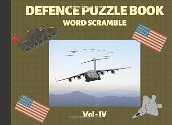 Amazon.com: Defence Puzzle Book Word scramble Vol 4: Large Print ...