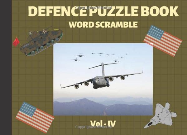Amazon.com: Defence Puzzle Book Word scramble Vol 4: Large Print ...