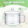 Amazon.com | Chengu 2 Pcs Glass Ramen Bowl with Lid and Transparent ...