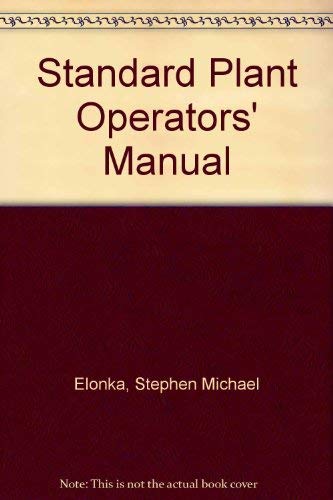 Buy Standard Plant Operators' Manual: 002 Book Online at Low Prices in ...