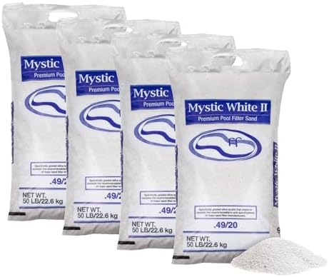 Amazon.com : U.S. Silica Mystic White II Pool Filter Sand, Premium ...