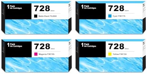 300ml Plotter Ink HP 728 Yellow 300ml Genuine Ink Cartridge For ...