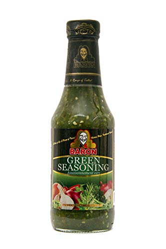 Amazon.com : Baron Green Seasoning, 14oz : Caribbean Green Seasoning ...