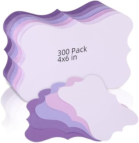 Amazon.com : 300 Pack Purple Cardstock 4x6 Colored Index Cards ...