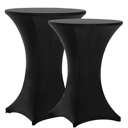 Amazon.com: Tina 2 Pack 30X42 Inch Highboy Spandex Cocktail Table Cover ...