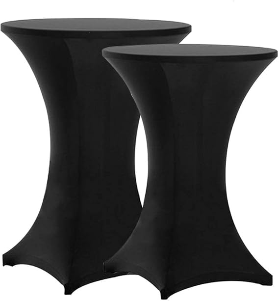Amazon.com: Tina 2 Pack 30X42 Inch Highboy Spandex Cocktail Table Cover ...