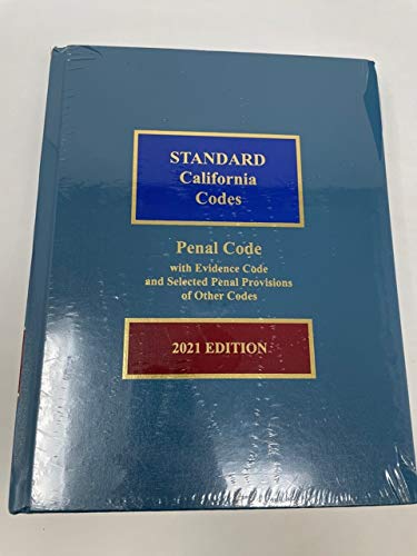 Matthew Bender Standard California Codes: Penal Code with Evidence Code ...