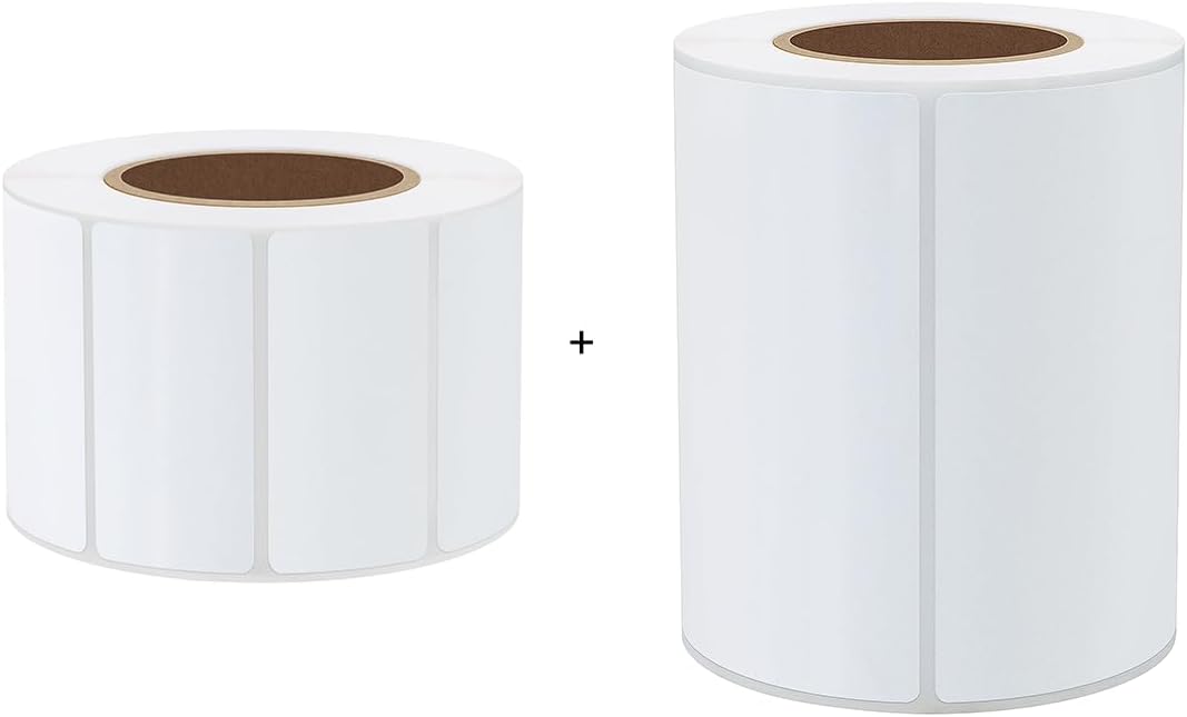 Amazon.com : Hybsk 2x1 inch & 4x6 inch Direct Thermal Labels for ...