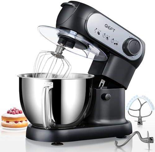 Stand Mixer, CUSIMAX Dough Mixer Tilt-Head Electric Mixer with 5-Quart Stainless Steel Bowl ...
