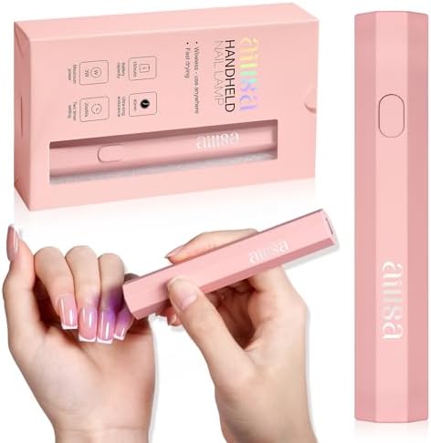 Amazon.com: AILLSA Handheld UV Light for Gel Nails, Flash Cure LED Nail ...