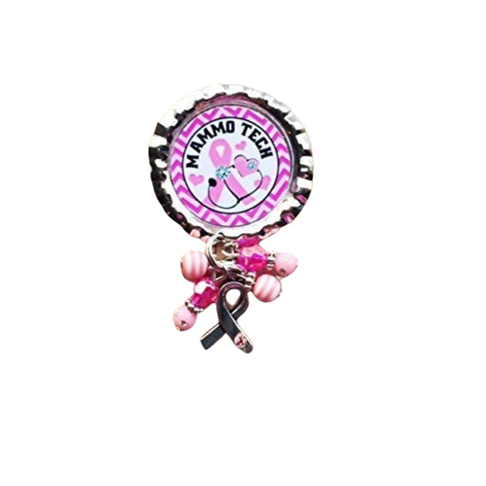 Amazon.com: Mammo Tech mammography spring clip Badge ID holder with ...