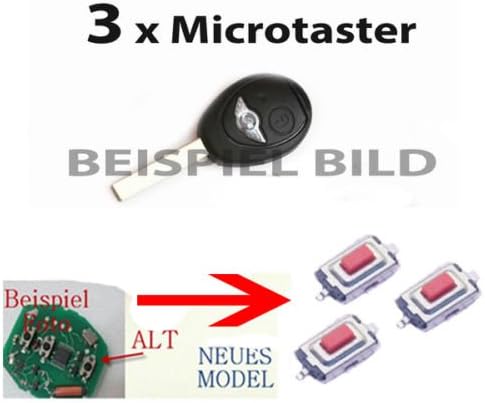 3x Für Mini one cooper s r50 r53 Fernbedienung Funkschlüssel Schlüssel ...