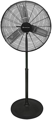 Amazon.com: Comfort Zone Industrial Pedestal Fan, 30 inch, 3 Speed ...