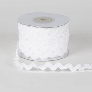 Amazon.com: White Ric Rac Trim 7mm - 25 Yards (MJ's Crafts & More)