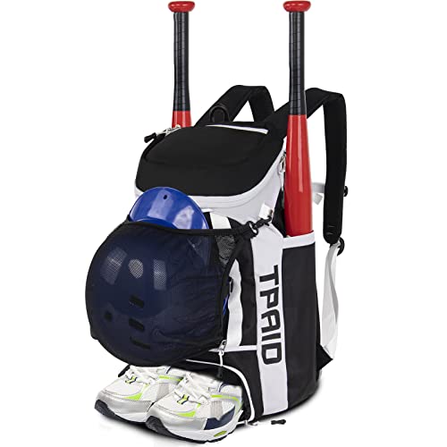 TPAID Baseball Backpack Large Capacity Softball Bag with Shoes ...