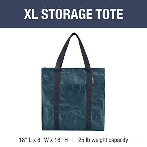 Snapklik.com : CleverMade 2 Pack Storage Tote, Tall Frakta Shopping Bag ...