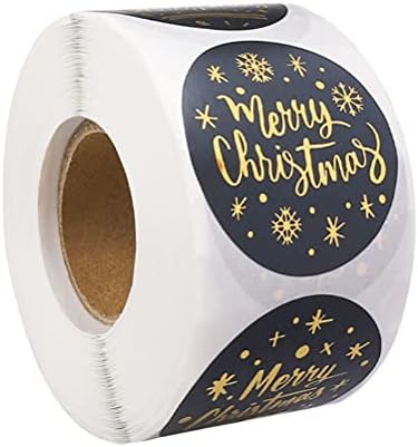 Amazon.com: Foil Merry Christmas Sticker Seals - Set of 40, 2 Sheets, 1 ...