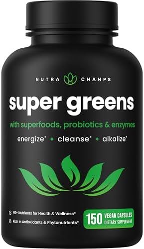Amazon.com: Organic Superfood Greens & Fruit Supplements - Energy Super ...