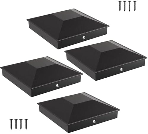 FULL 6x6 Heavy Duty Galvanized Post Cap (Inside Dimension is 6 in. x 6 ...