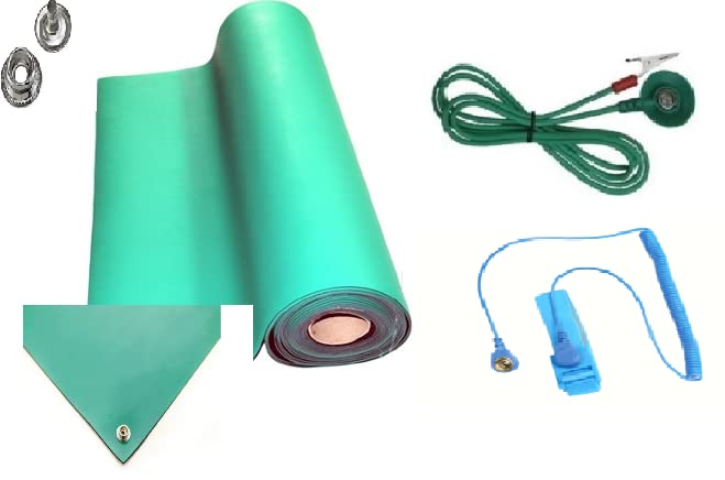 GLOBAL STATCLEAN SYSTEMS ESD ANTI STATIC MAT KIT FOR ELECTRONIC MOBILE ...