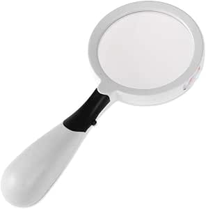 Amazon.com: Lightweight Metal Magnifier with Lenses, Light Large ...