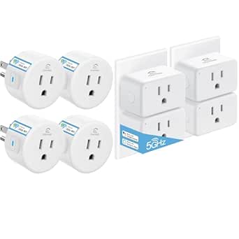 EIGHTREE Mini Smart Plug 𝟓𝐆𝐇𝐳 𝐖𝐢-𝐅𝐢 𝐂𝐨𝐦𝐩𝐚𝐭𝐢𝐛𝐥𝐞, Smart Plugs That ...