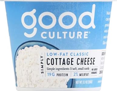 Amazon.com: Good Culture Cottage Cheese 2% Low-Fat Classic, 5.3 Oz ...