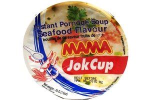 Amazon.com : MAMA Jok Cup Instant Porridge Soup (Seafood Flavor) - 1 ...