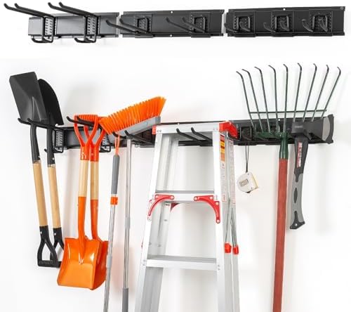 PYBTOOL Heavy Duty Tool Organizer for Garage Wall Mount, 48-Inch Garden ...