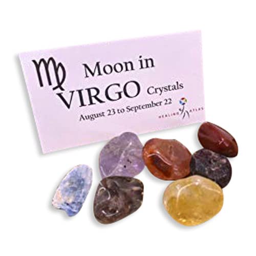 Amazon.com: VIRGO Gemstone Kit MOON in Virgo Crystal Kit Healing ...