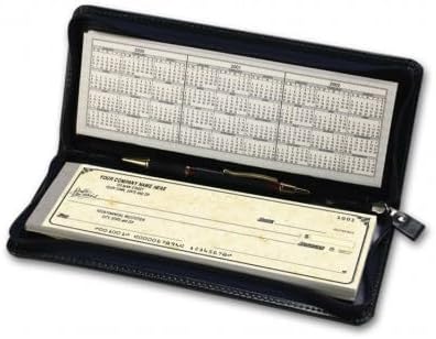 Amazon.com: Zippered Leather Check Cover - Personal Size : Office Products