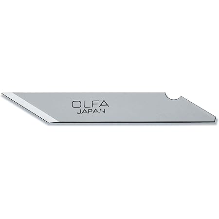Amazon.com: OLFA 8mm Chisel Art Knife Blade Set, 5 Blades (KB4-F/5) - Precision Hobby Craft ...